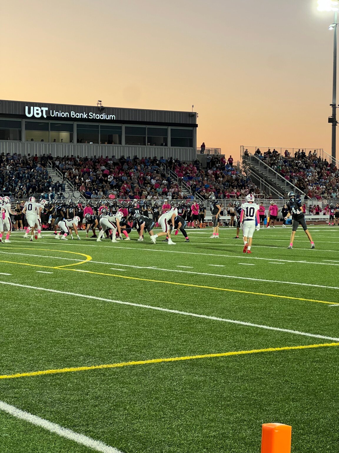 Norris football too much for Standing Bear on "Pink Out" night