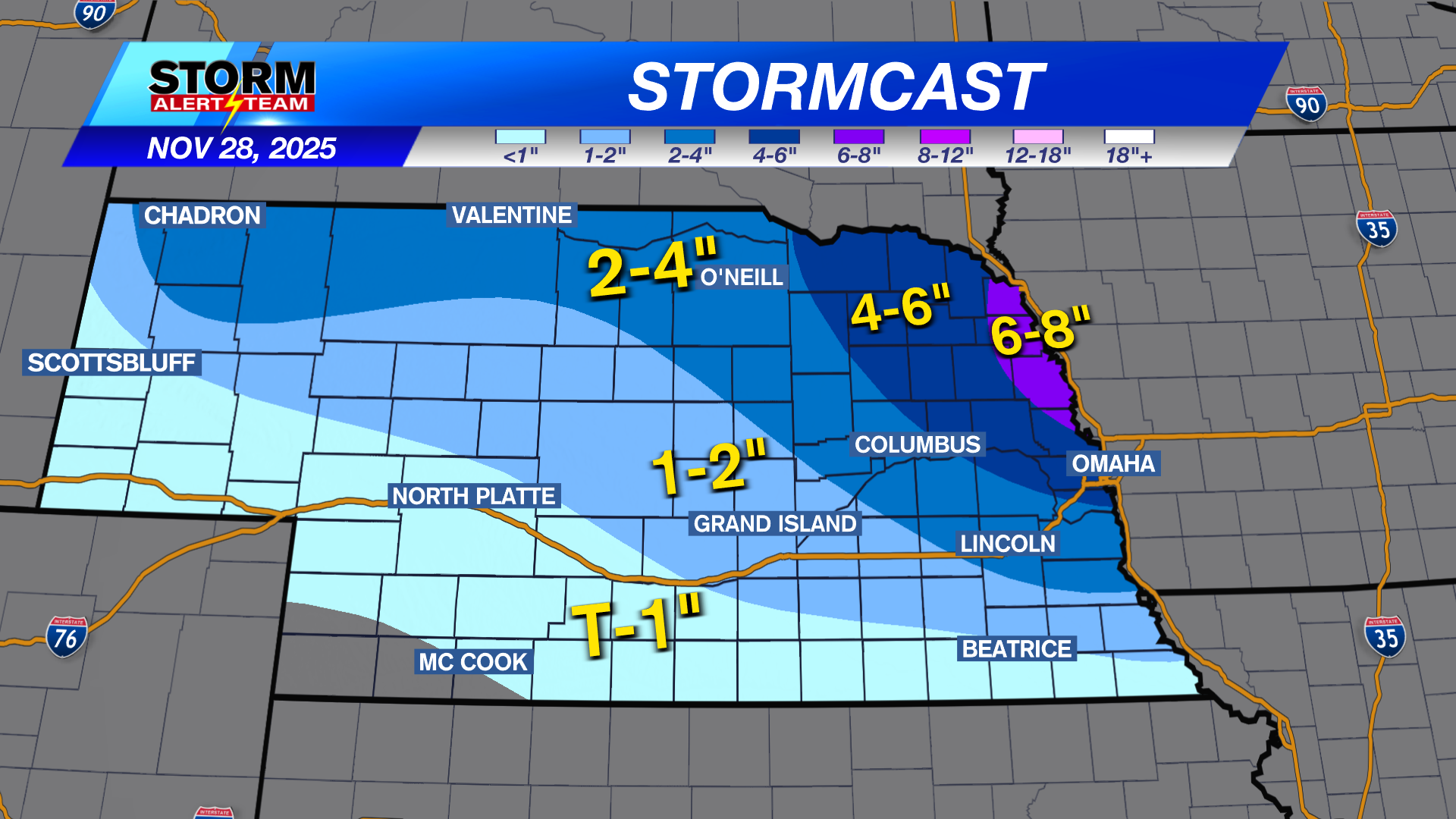 Friday Evening Winter Weather Update