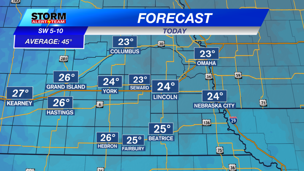 Monday Snow Showers- Very COLD Tuesday morning