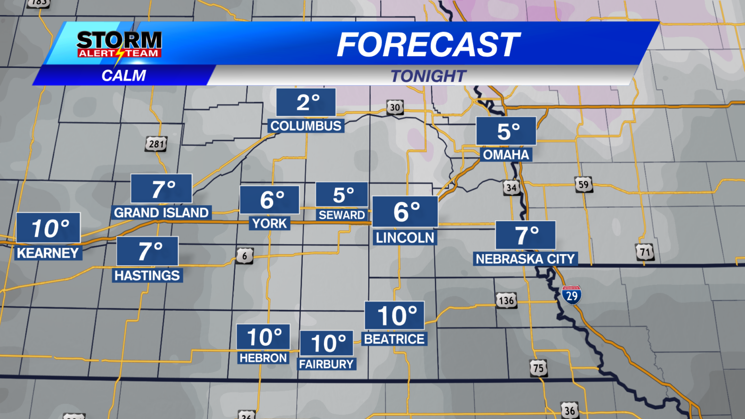 Monday Snow Showers- Very COLD Tuesday morning