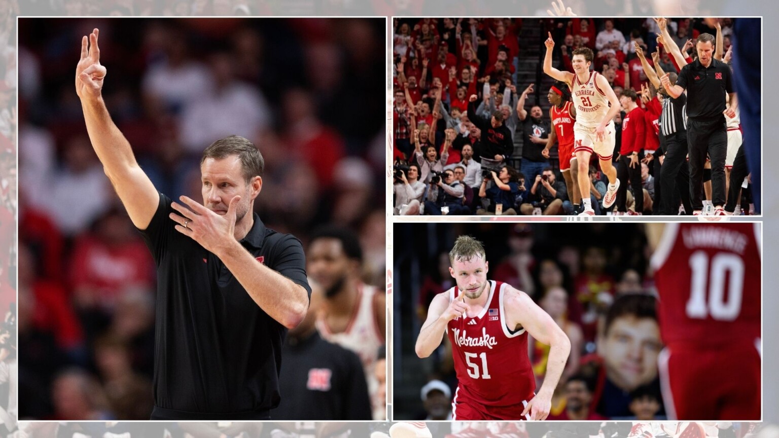 Trio of Huskers honored by the National Association of Basketball Coaches