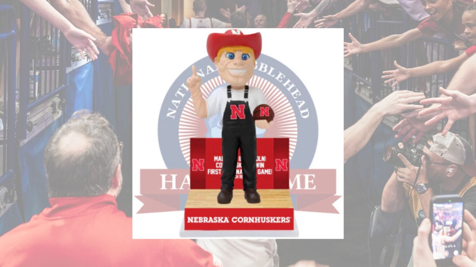 National Bobblehead Hall of Fame unveils new Nebraska bobblehead to ...