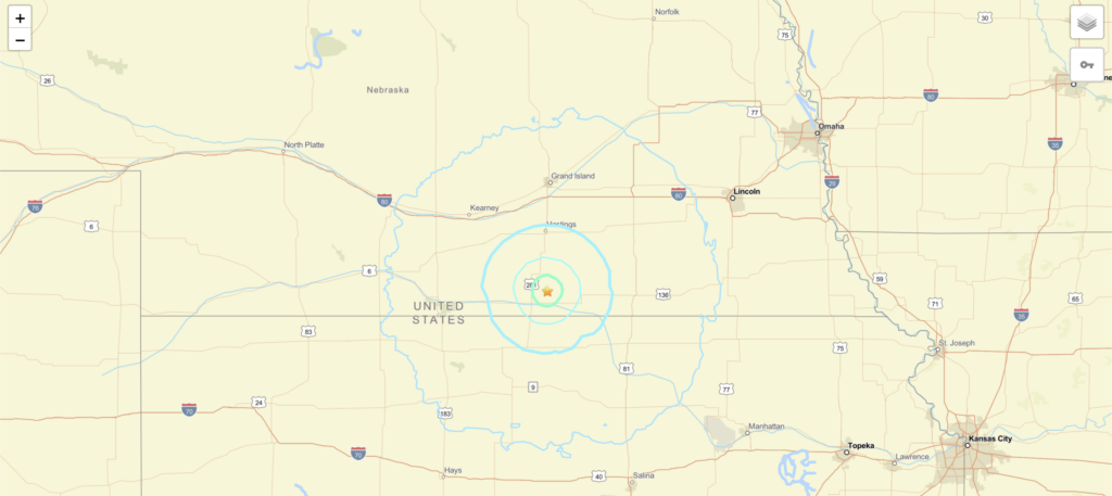 Earthquake rumbles across parts of southeast Nebraska