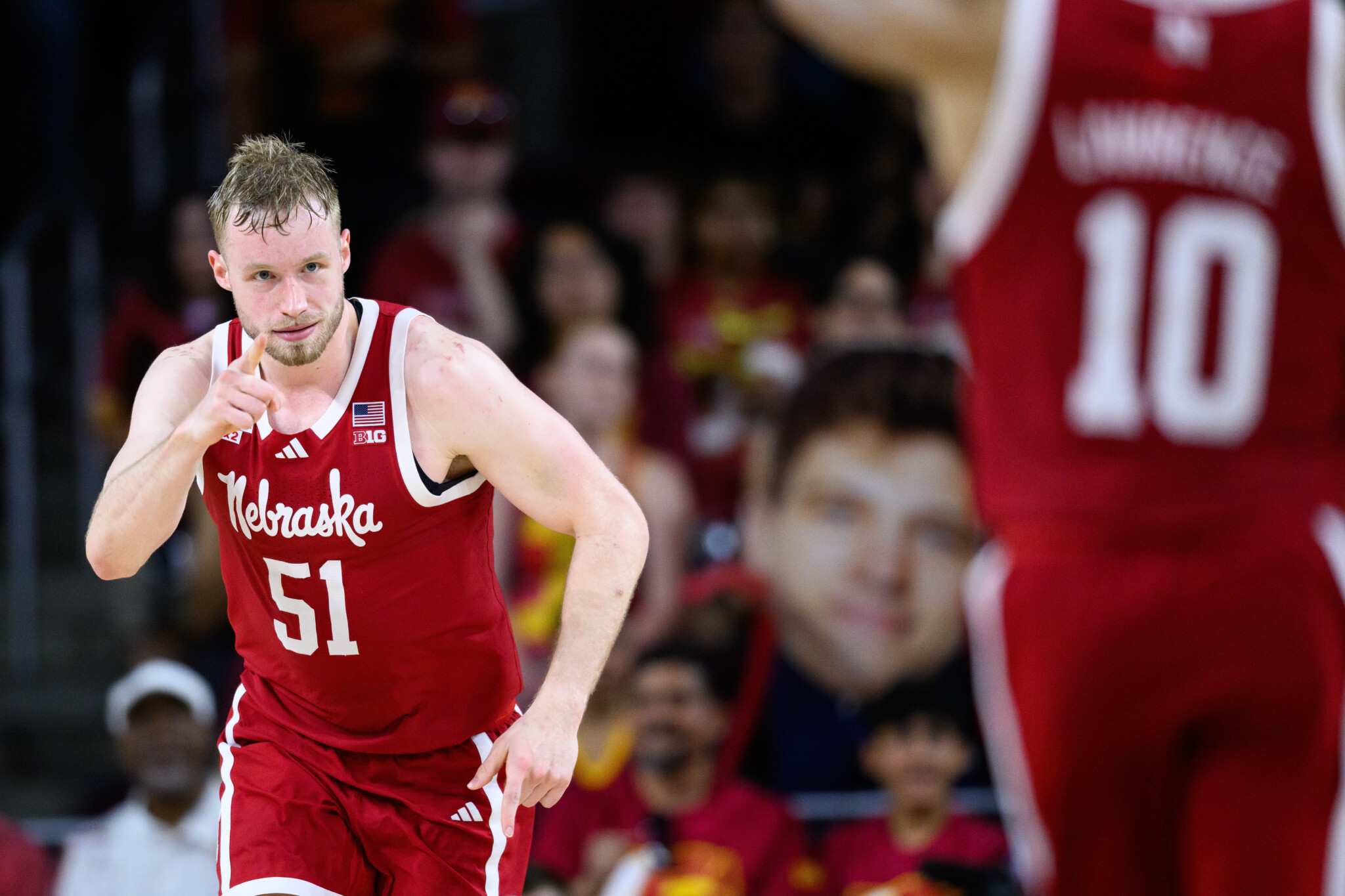Nebraska basketball jumps back into AP top 10 in latest rankings