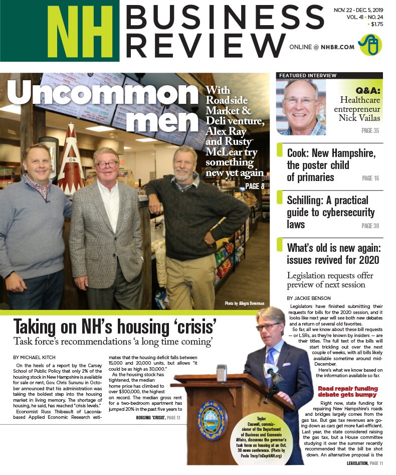 New Hampshire Business Review Nov. 22, 2019 - NH Business Review