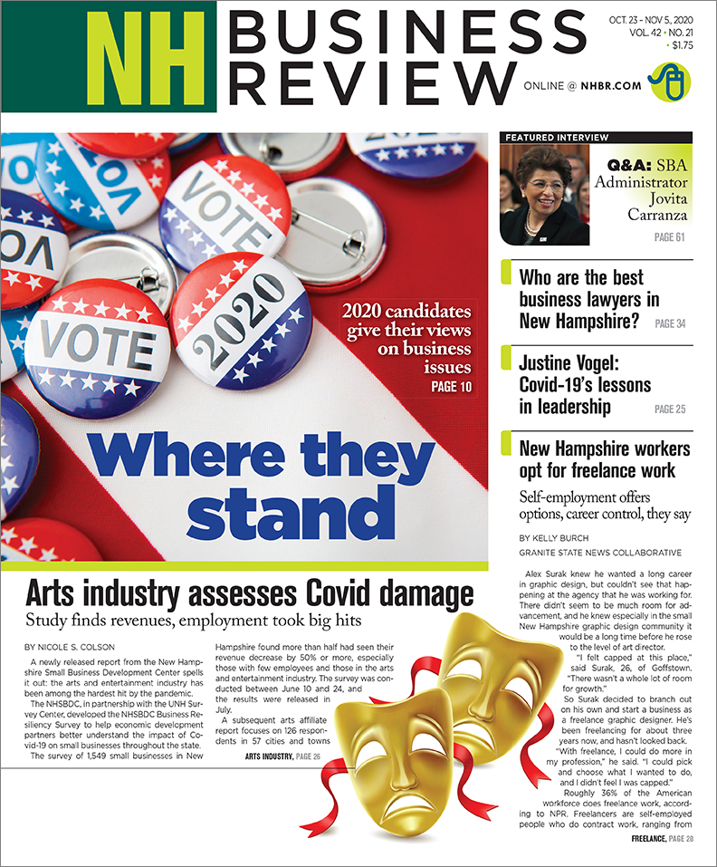 New Hampshire Business Review October 23, 2020 - NH Business Review