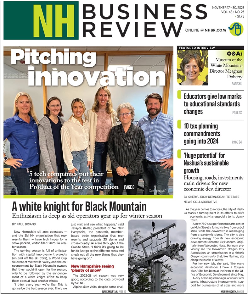 New Hampshire Business Review Nov. 17, 2023 - NH Business Review
