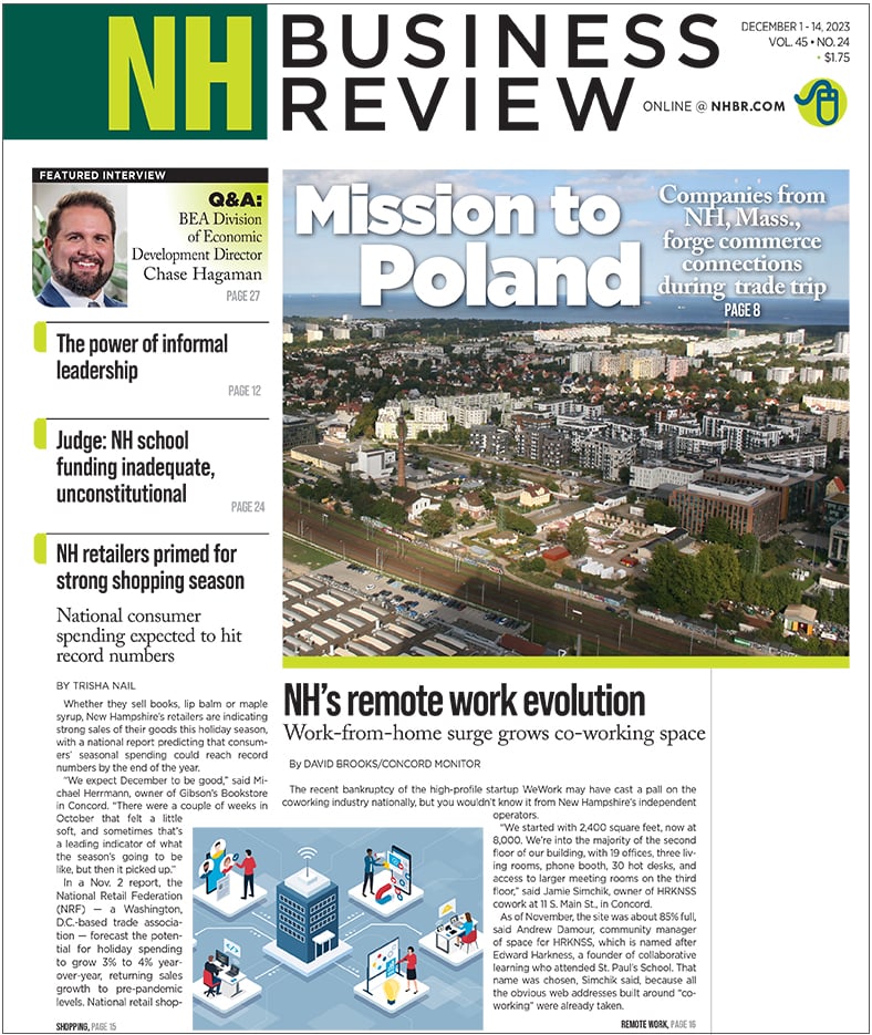New Hampshire Business Review Dec. 1, 2023 - NH Business Review