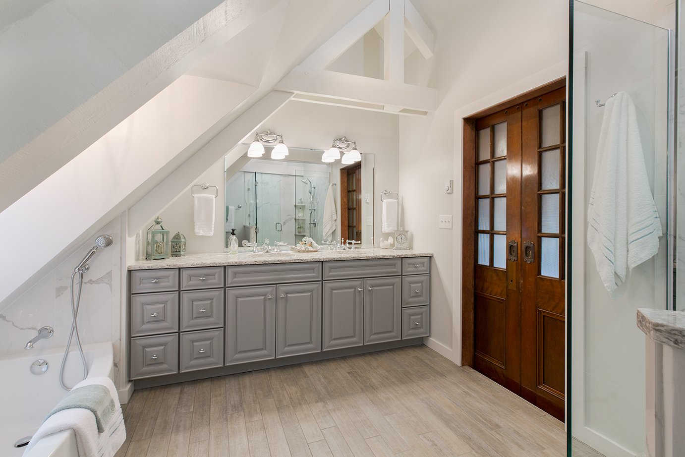 Bath Showcase: Elegance Under the Eaves - New Hampshire Home Magazine