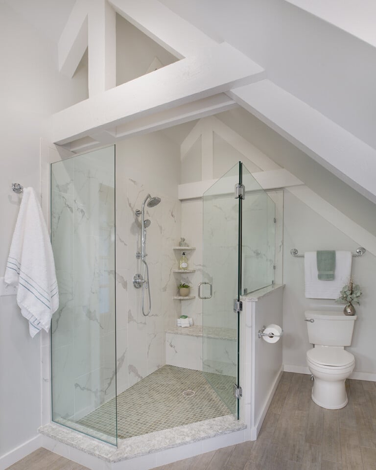 Bath Showcase: Elegance Under the Eaves - New Hampshire Home Magazine