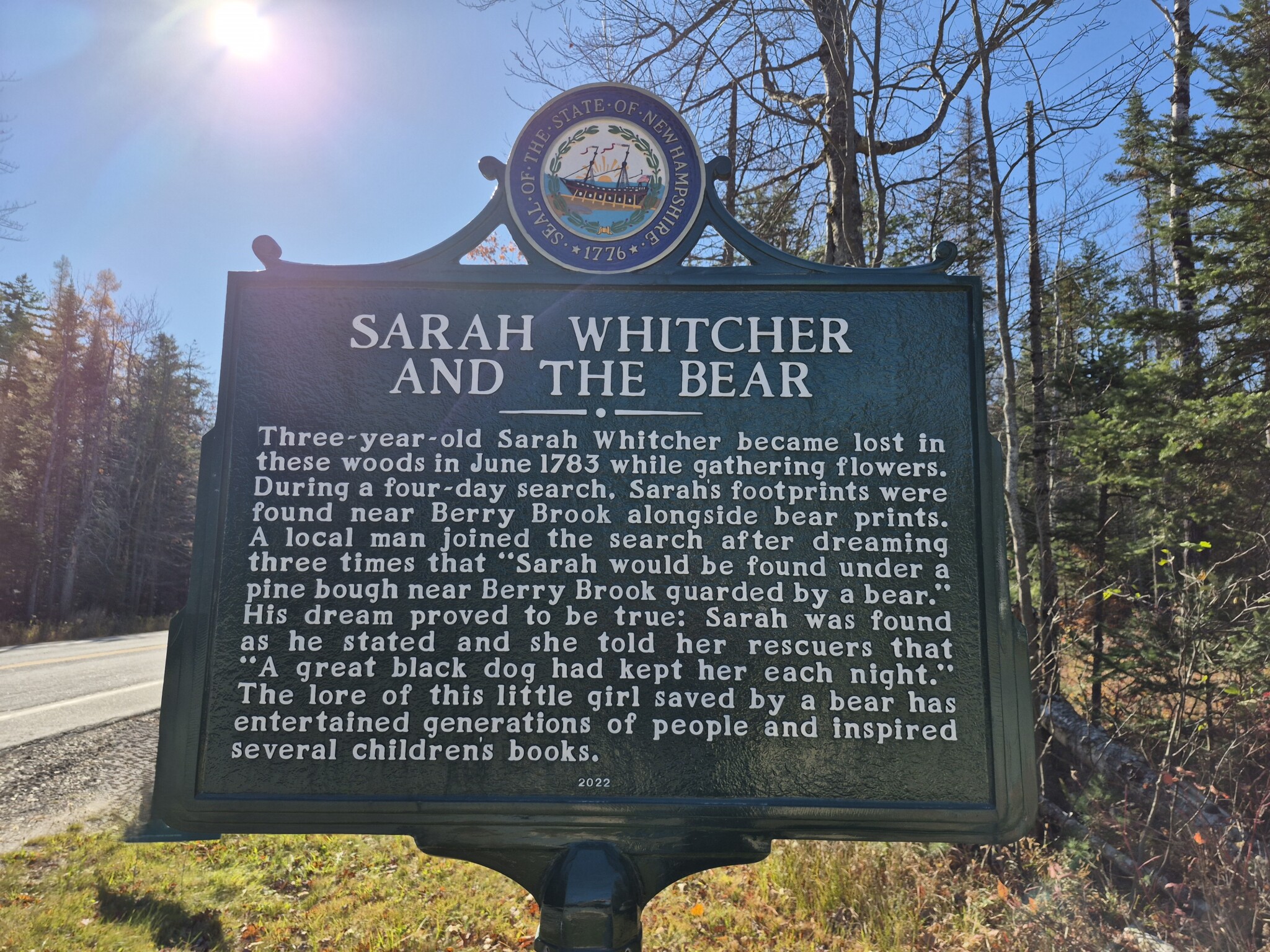 A ‘Bearly’ Believable Tale: “Sarah Whitcher’s Story” Inspires NH Kids ...