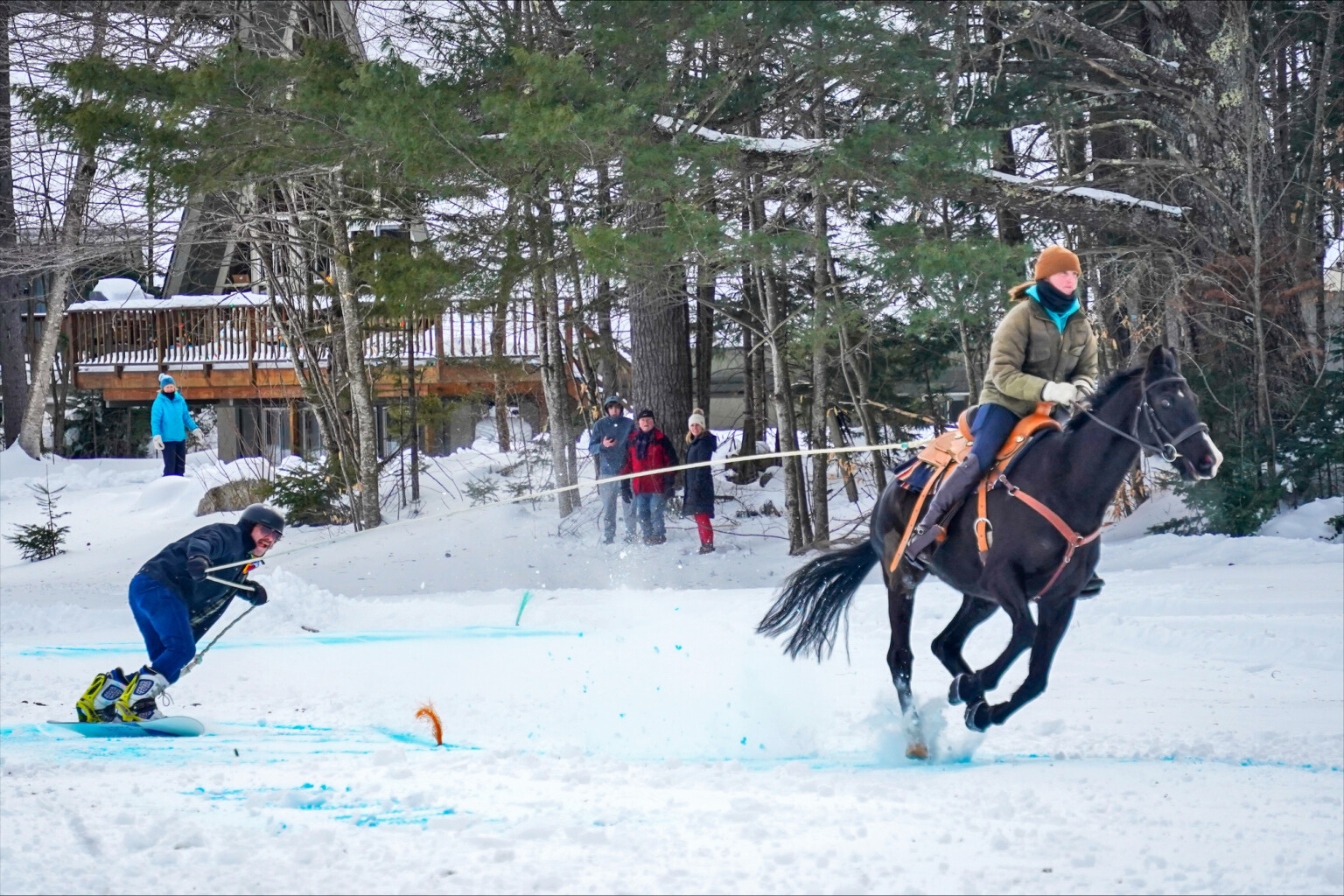 Skijoring Pairs Skiers with Horses - New Hampshire Magazine