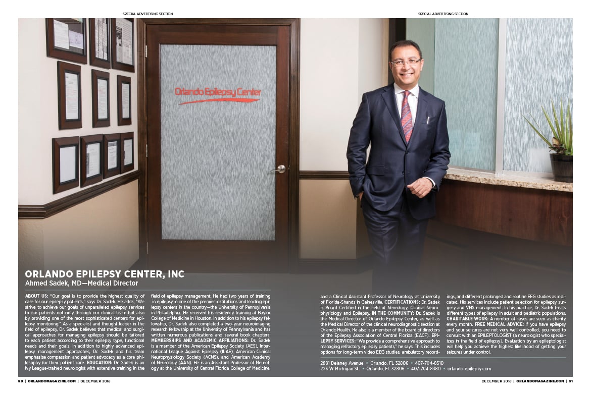 Sadek, Ahmed - Orlando Magazine