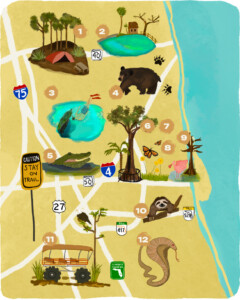 Central Florida Conservation Guide Map - Orlando Magazine