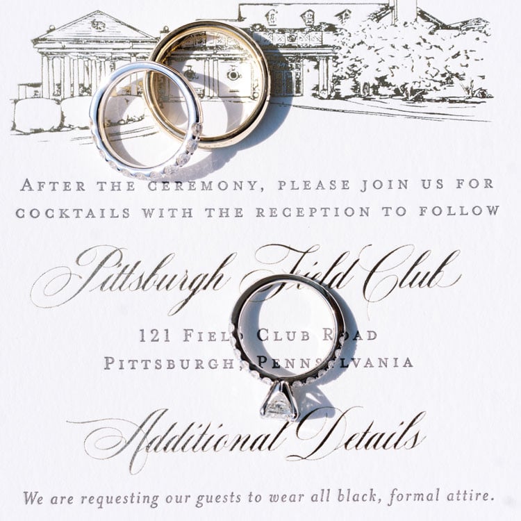 Find Out Why These Weddings Had an All-Black Dress Code | Pittsburgh ...