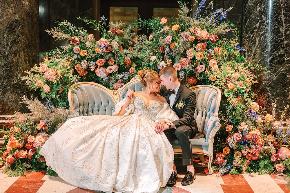 Weddings: Love Blooms Big as Couples Embrace Extravagant Floral ...