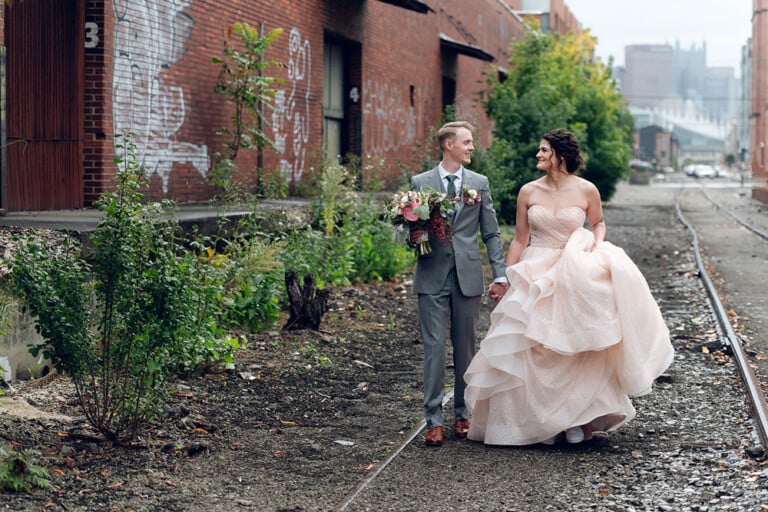 Brides are Favoring Weddings with Color — Even in Their Gowns ...