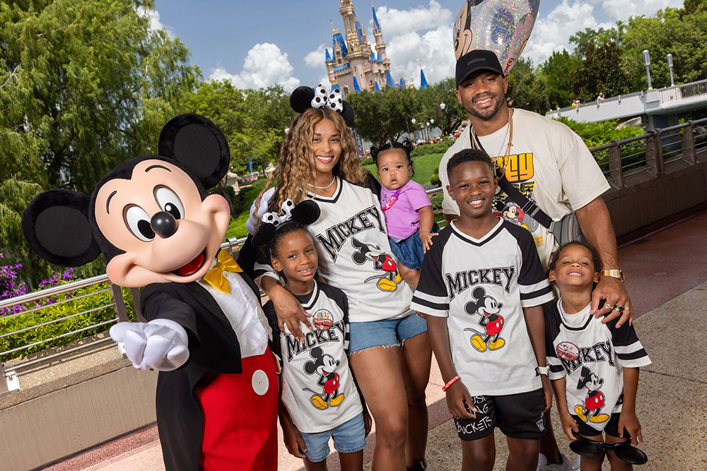 Photos: Russell Wilson and Ciara Bring the Family to Disney World ...