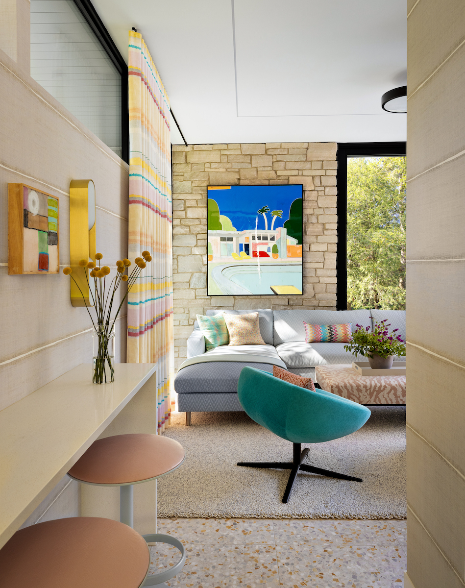 Designer Betsy Wentz's Colorful Sewickley Pool House Is '100% Fun'