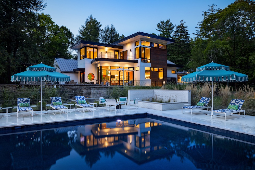 Designer Betsy Wentz's Colorful Sewickley Pool House Is '100% Fun'