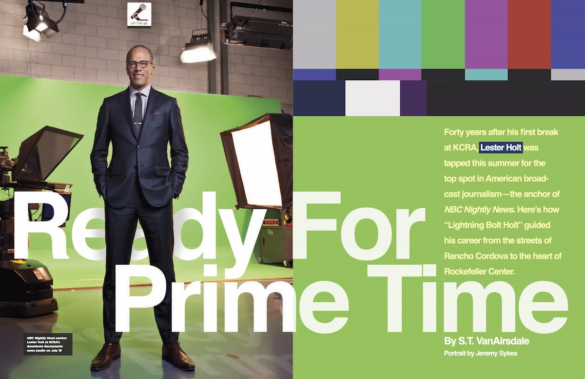 Lester Holt - Ready for Prime Time - Sactown Magazine