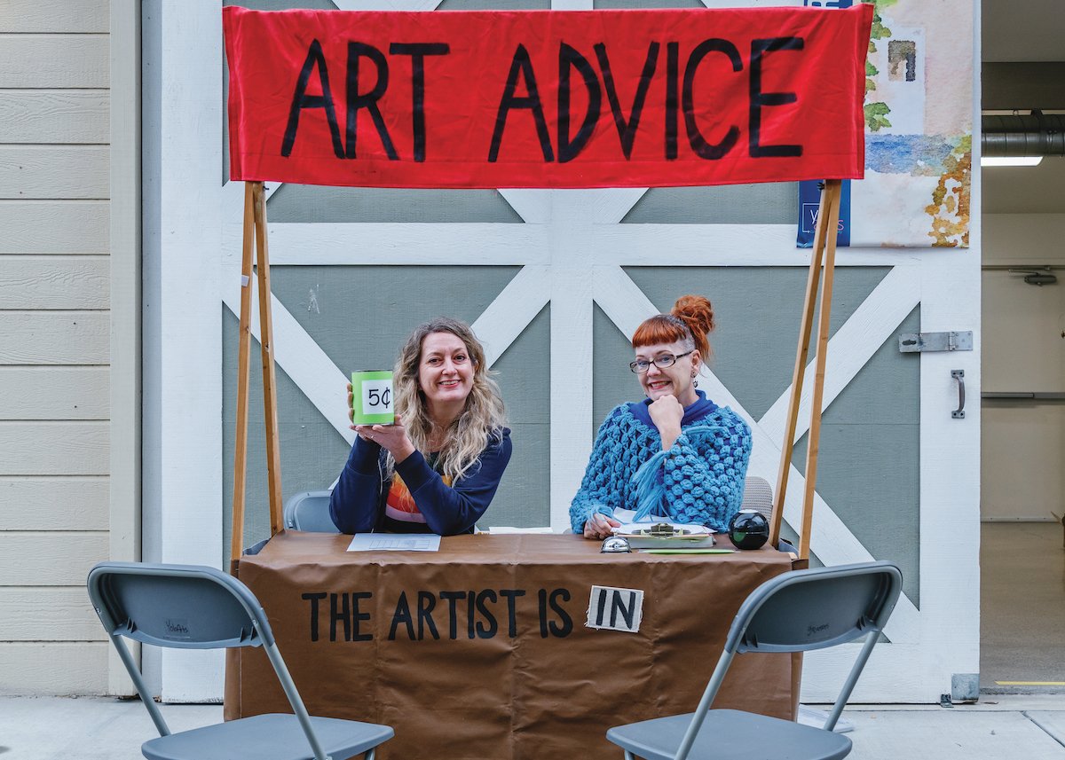 Giving Their Five Cents - Sacramento's Art Advice Booth - Sactown Magazine