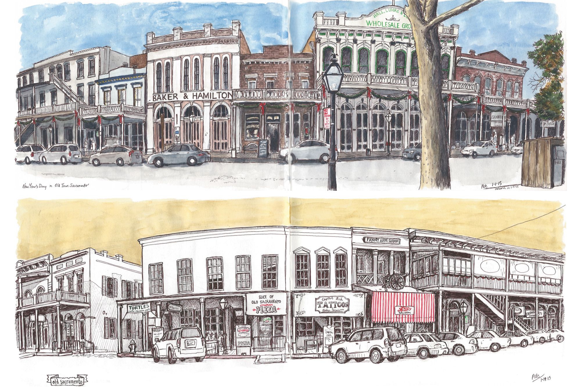 Where the Sidewalk Starts - The Urban Sketching of Pete Scully ...