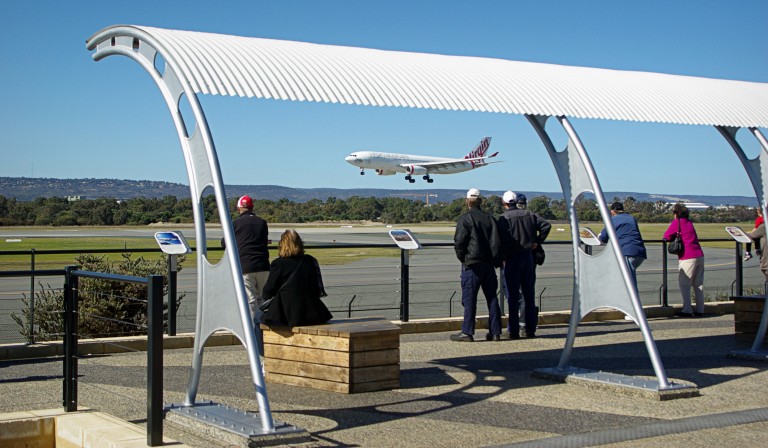 Airport observation deck in Sacramento - Sactown Magazine
