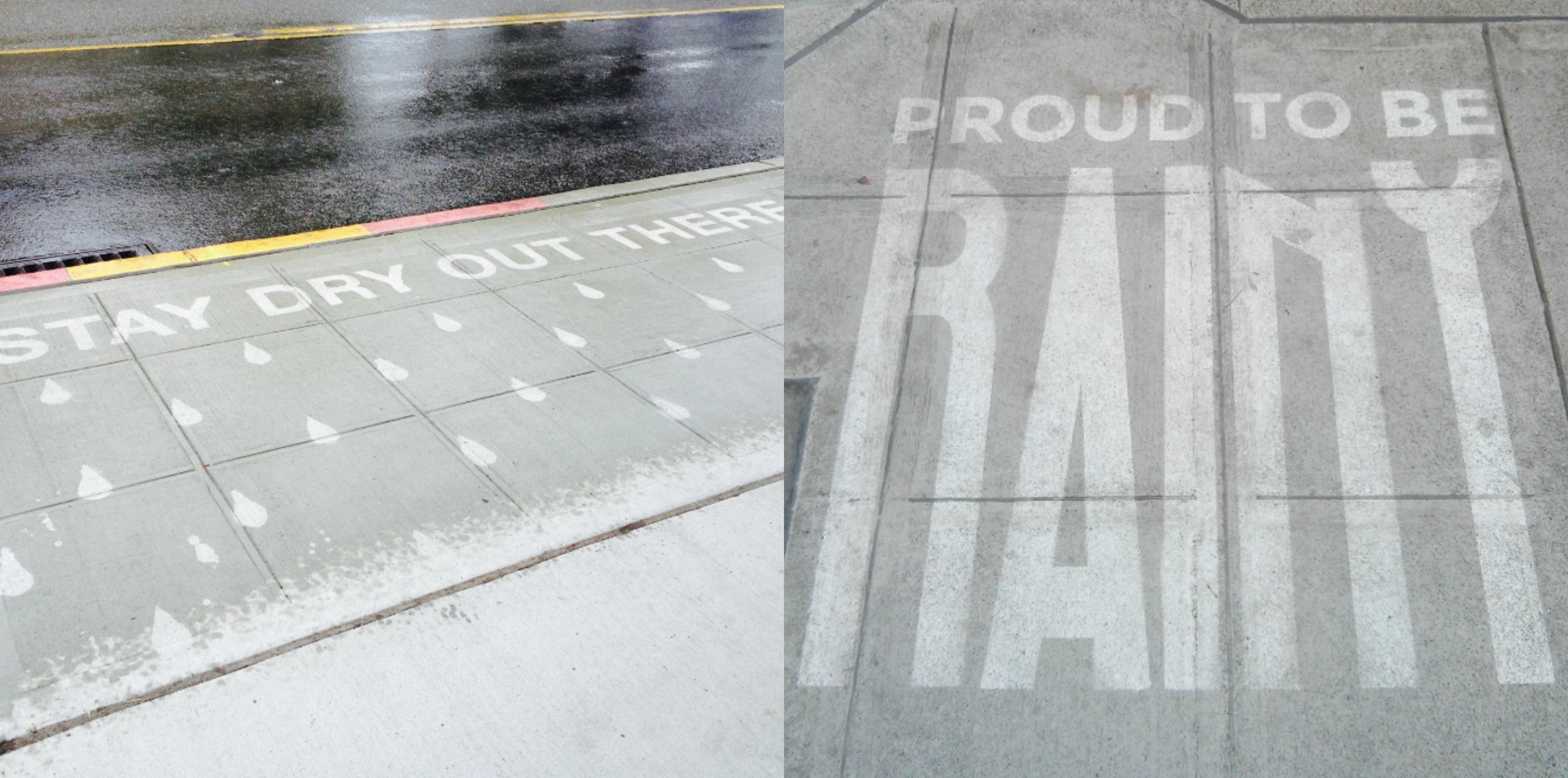 Rainworks creating temporary sidewalk designs- Sactown Magazine