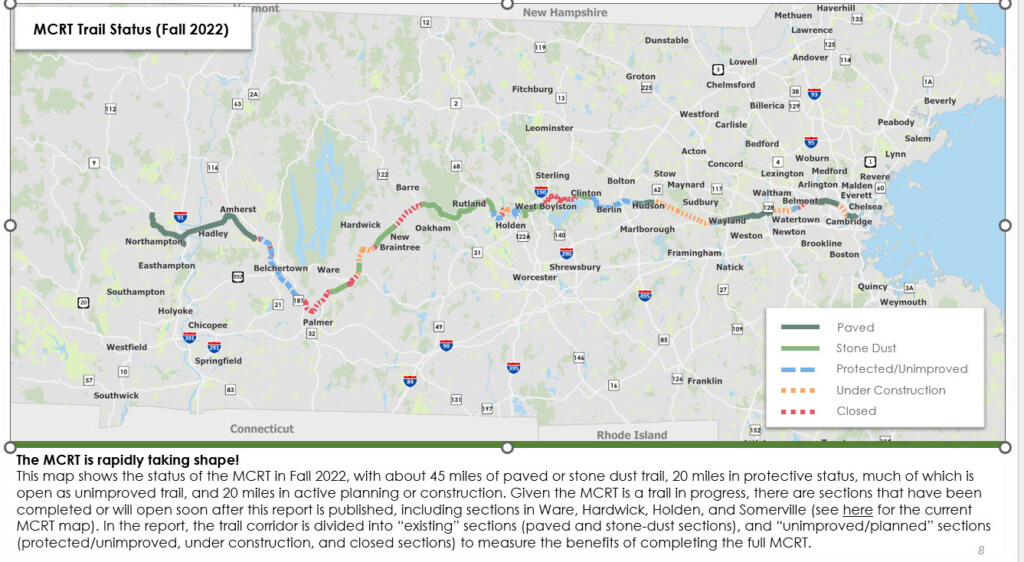 Study Shows Completion Of The Massachusetts Central Rail Trail System ...