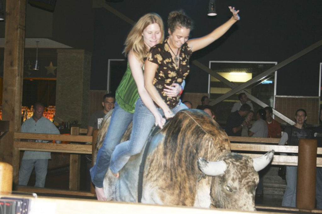 Riding the Bull at PBR Big Sky Bar
