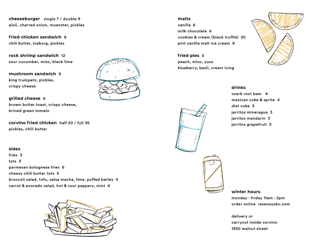 Corvino's fast-casual Ravenous is now open for takeout and delivery in ...