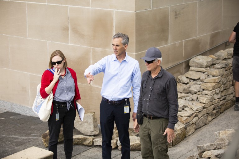 Andy Goldsworthy’s Walking Wall approaches its final resting place at ...