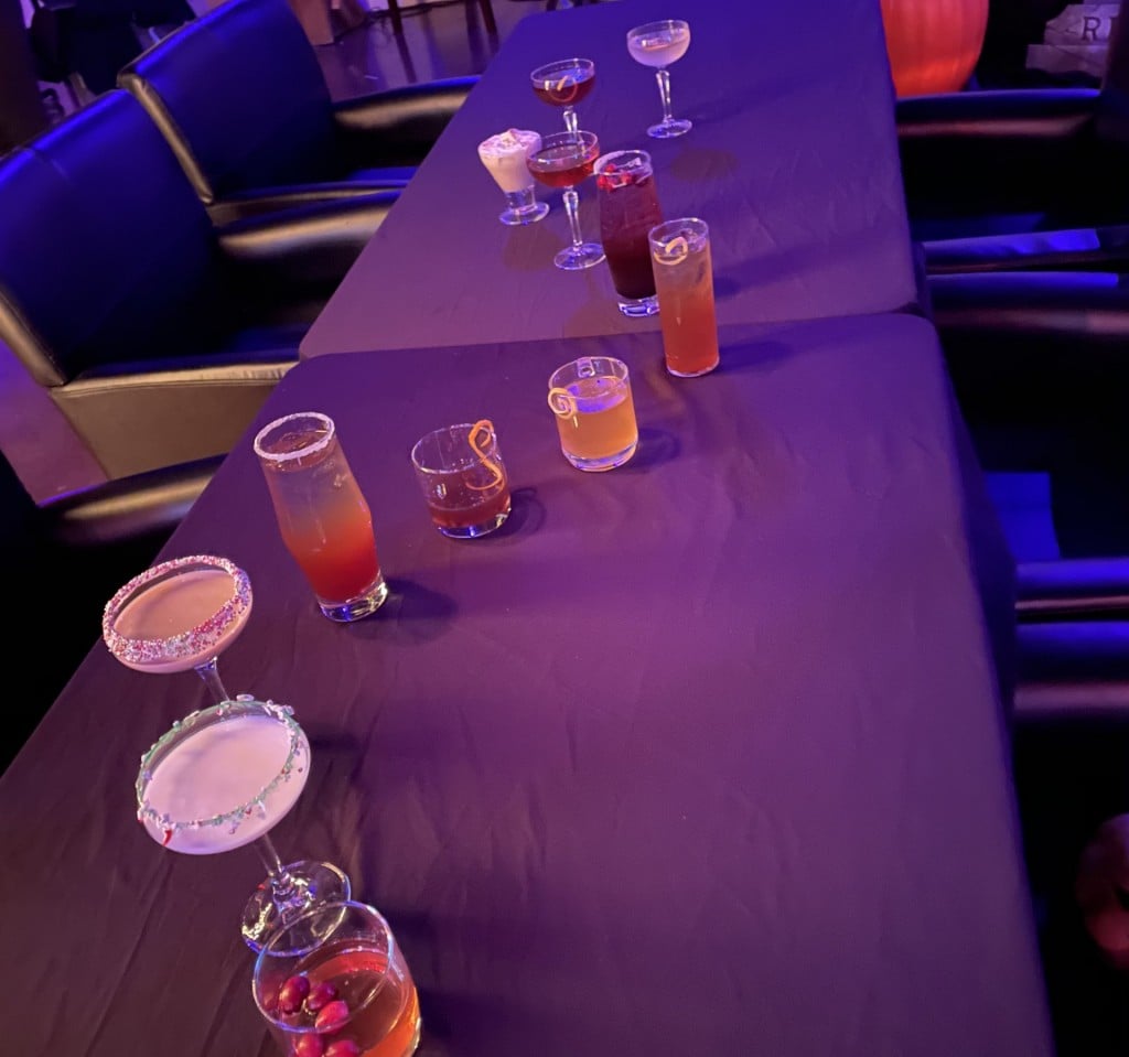 Pop-up bar Apparition Before Christmas plays on Burton's holiday classic