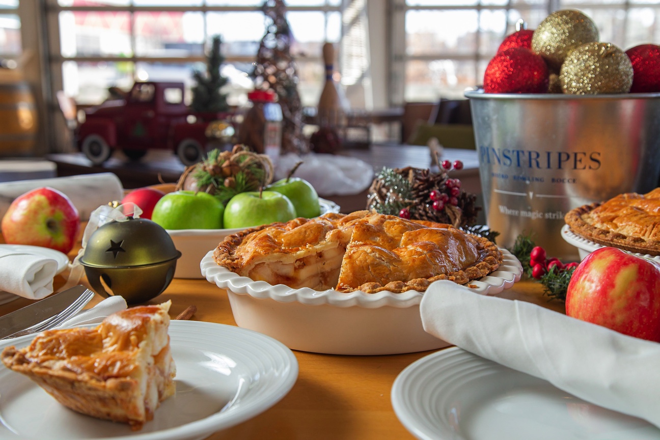 Pinstripes embraces holiday season with new menu items