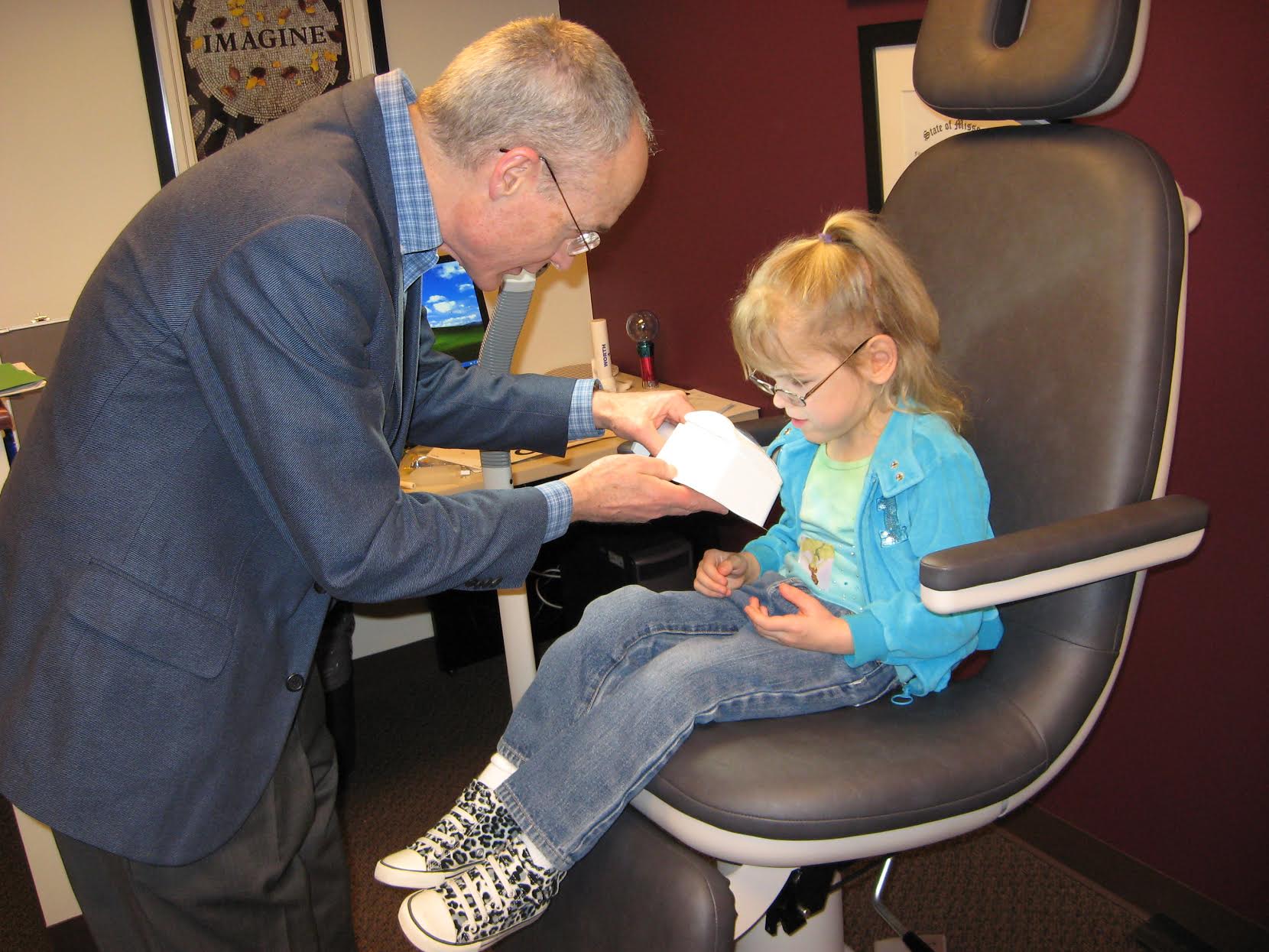 Optometrist Dr. John Metzger calls attention to Low Vision Awareness Month