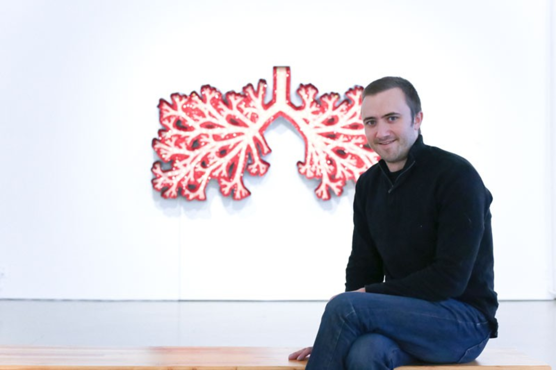 Artist Dylan Mortimer's grant brings color—and hope—to hospital rooms