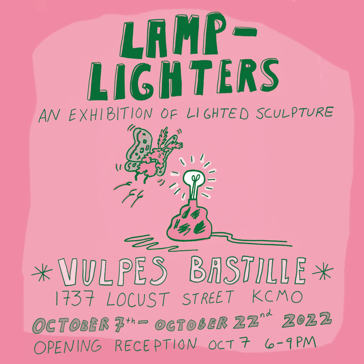 Lighted sculpture exhibit at Vulpes Bastille illuminates East Crossroads