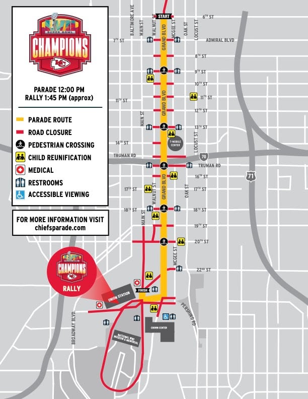 Updated: Kansas City's plans for Super Bowl parade including route and ...