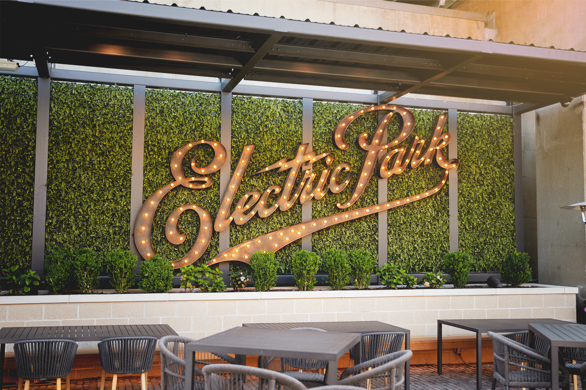 Treat yourself at J. Rieger & Co.’s Electric Park Garden Bar this summer