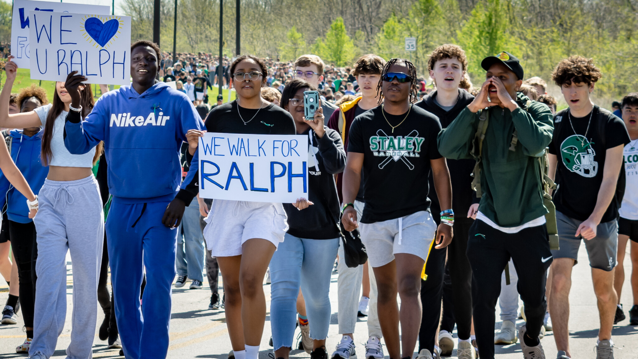 Photos: Staley High School stages 'Unity Walk' in response to shooting ...