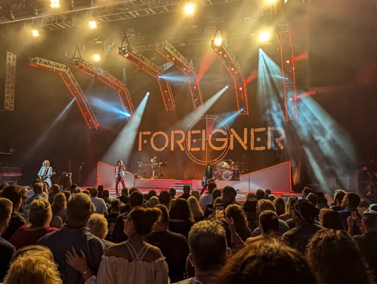 The Foreigner farewell tour featured a Foreigner-like presence