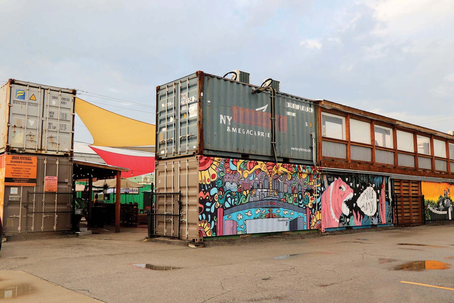 Cargo Worthy: A glimpse inside the Iron District shipping containers ...