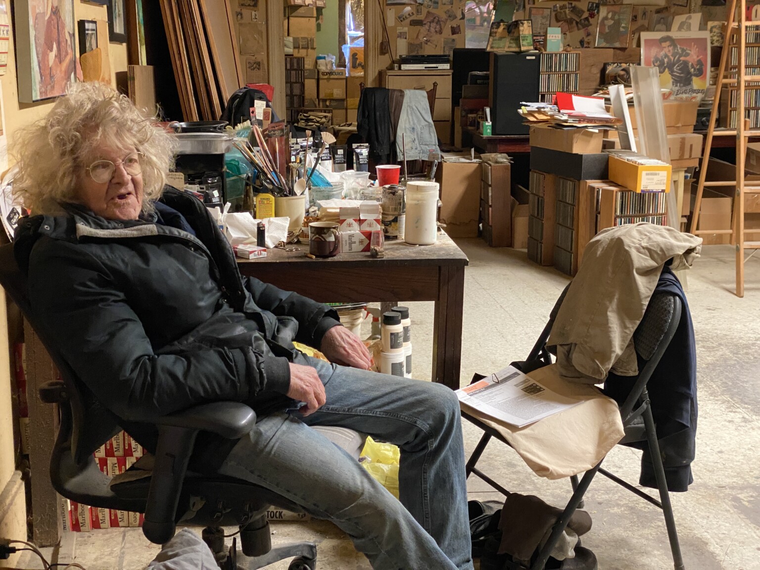 A day spent with Lindsborg artist Mike Hartung, deciphering his ...