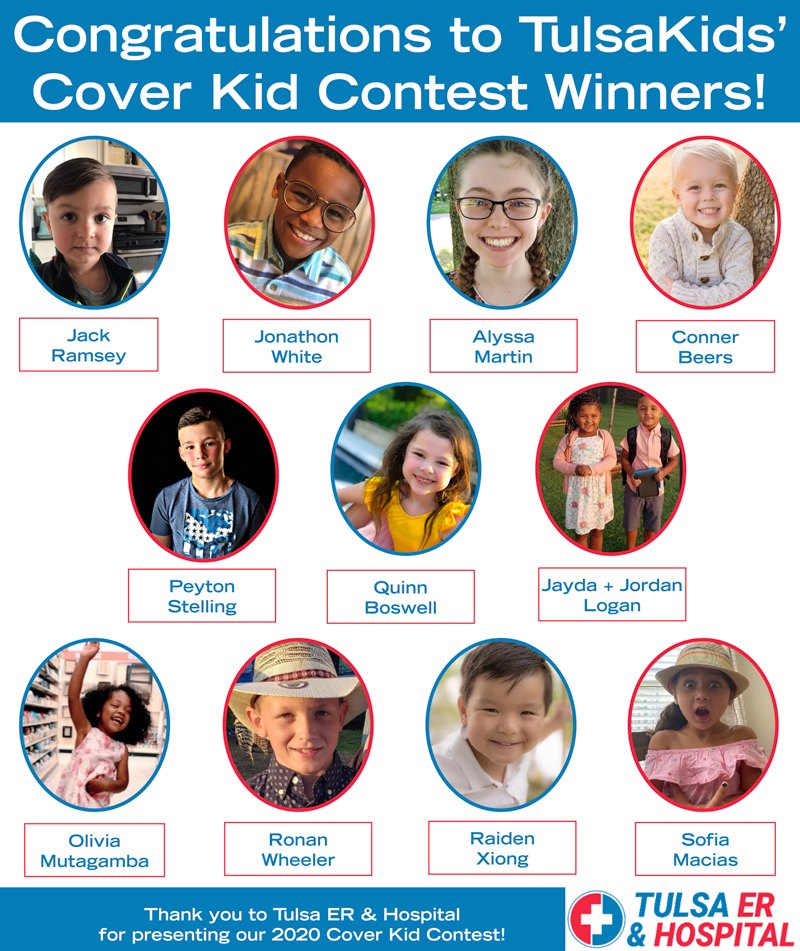 TulsaKids' 2020 Cover Kid Contest Winners - TulsaKids Magazine