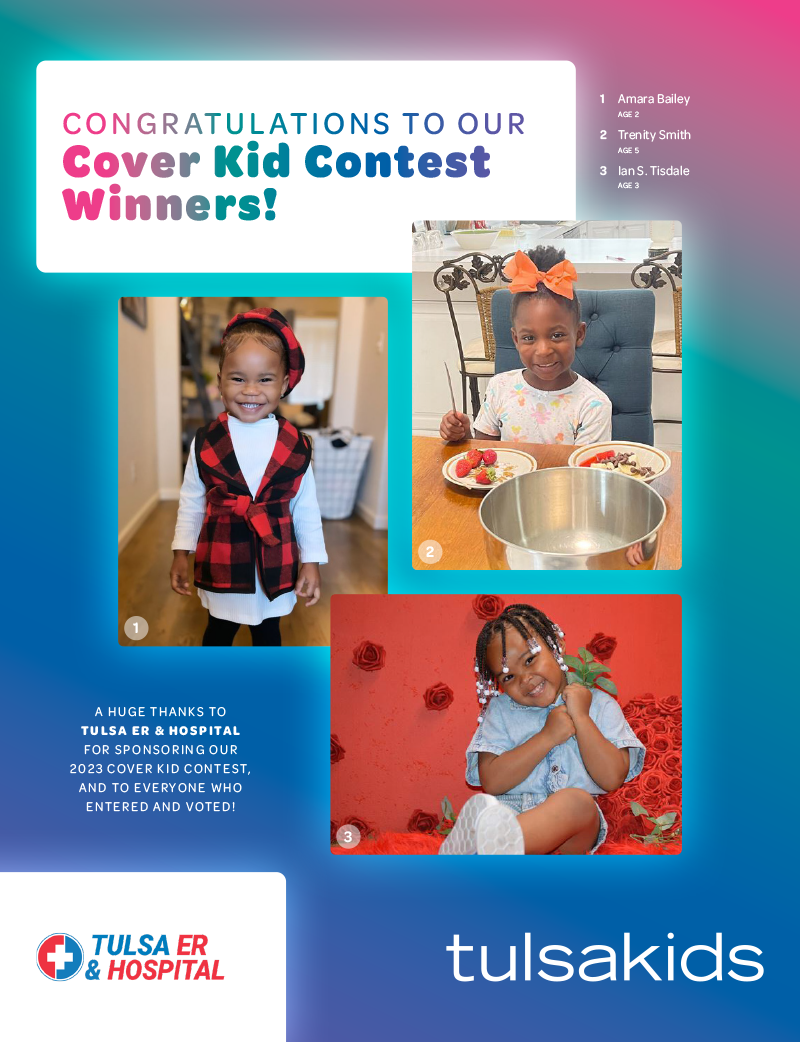 Congratulations to our 2023 Cover Kid Contest Winners! - TulsaKids Magazine