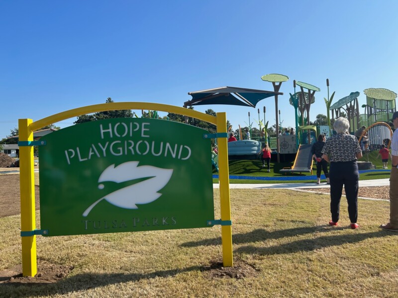 Hope Playground at Whiteside Park is Open! - TulsaKids Magazine