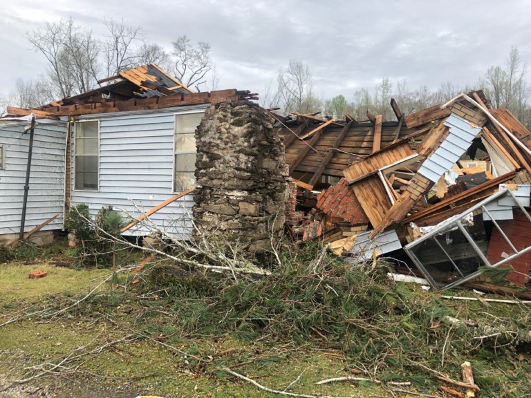 Photos from Titus Tornado Damage Overnight - WAKA 8