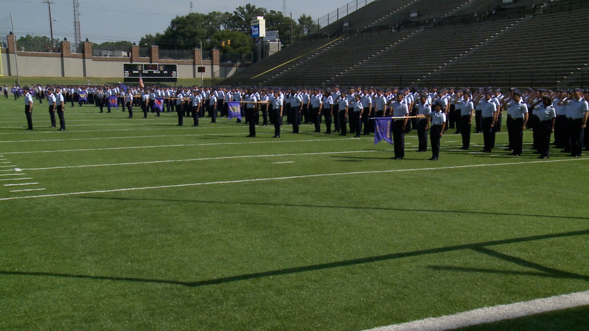 Air University Graduates Huge Officer Training School Class - WAKA 8