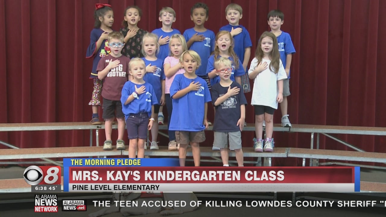 Morning Pledge: Pine Level Elementary School-Mrs. Kay’s Class - WAKA 8